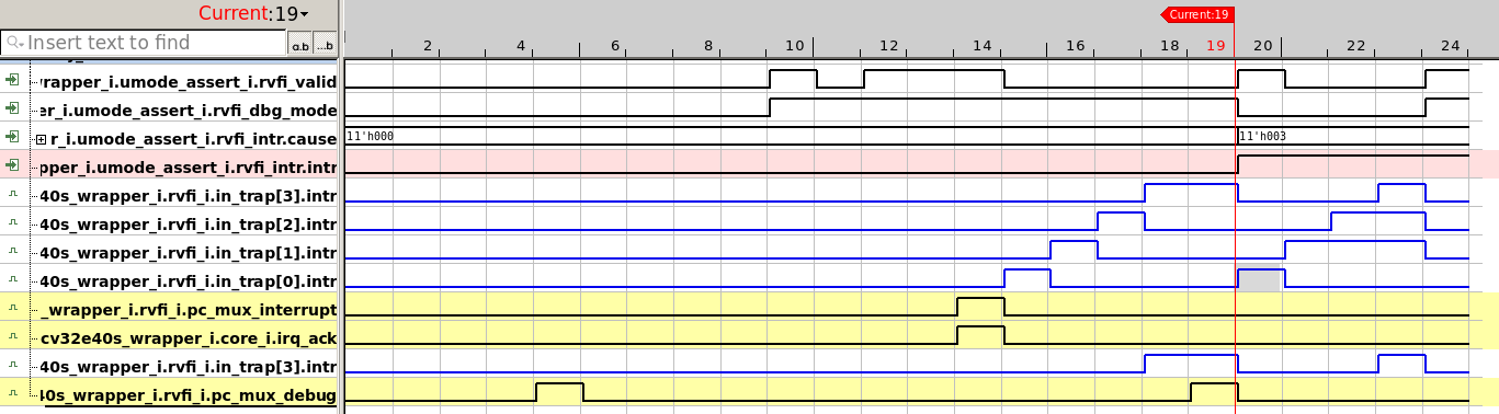 "rvfi_intr" repeated mistakenly · Issue #355 · openhwgroup/cv32e40s · GitHub