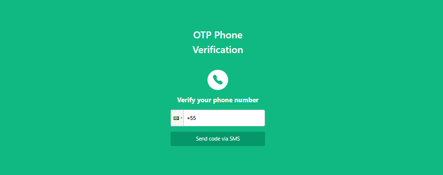 GitHub - Sellucas/OTP-phone-verification