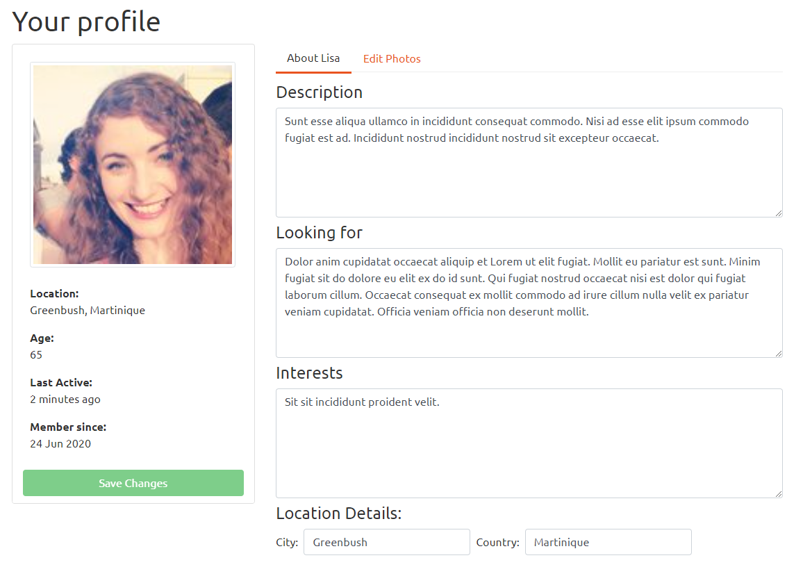 GitHub - Filip-92/DatingApp: Web application built using ASP.NET Core API (.Net 5.0) and Angular 10