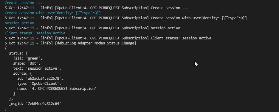 OPCUaClient subscribe never recover when flow started before OPC server ...