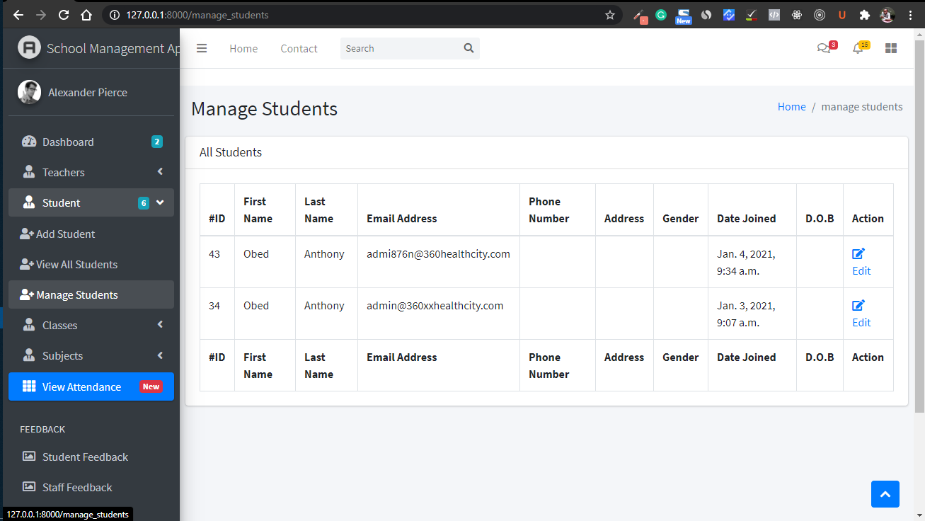 GitHub - sabiprogrammer/school-management-application: A full-functioning school management ...