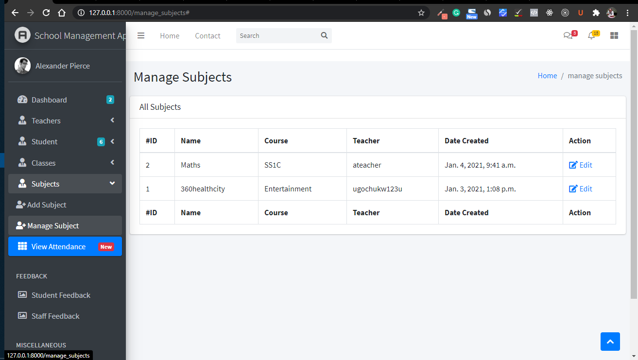 GitHub - sabiprogrammer/school-management-application: A full ...