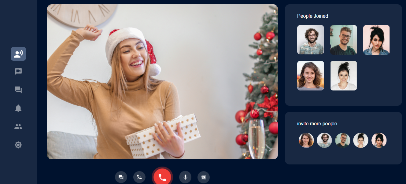 GitHub - sabiprogrammer/video-conference-UI: The UI design of a video ...