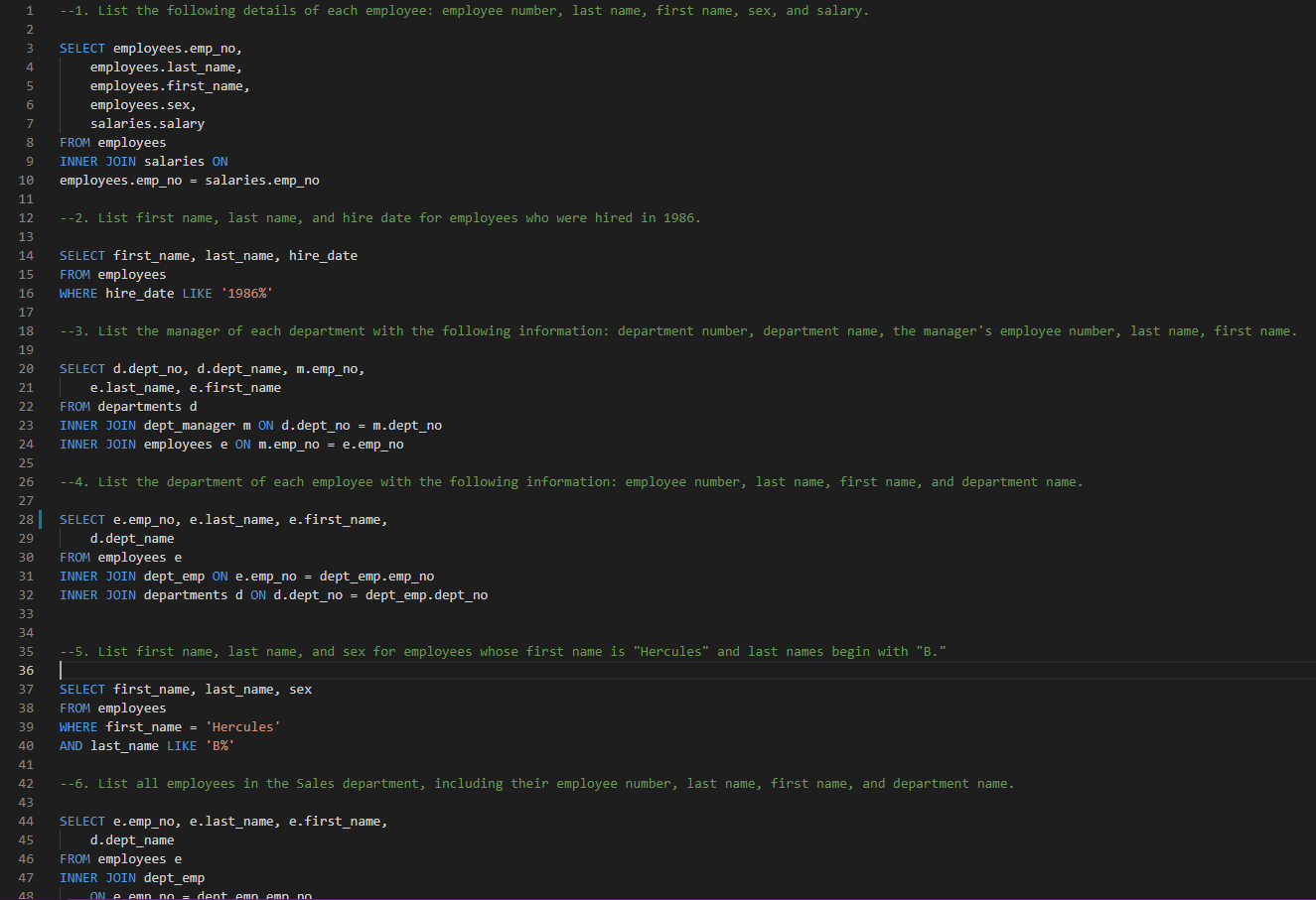GitHub - jcuervo5/SQL_Employee_Analysis: Research project on employees ...