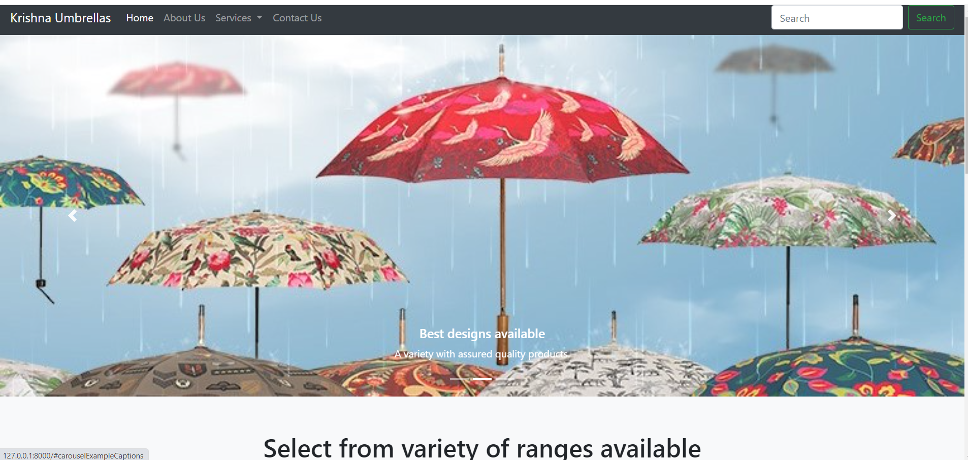 GitHub - Dipti-22/Krishna_Industries: A basic website using Python, Bootstrap.