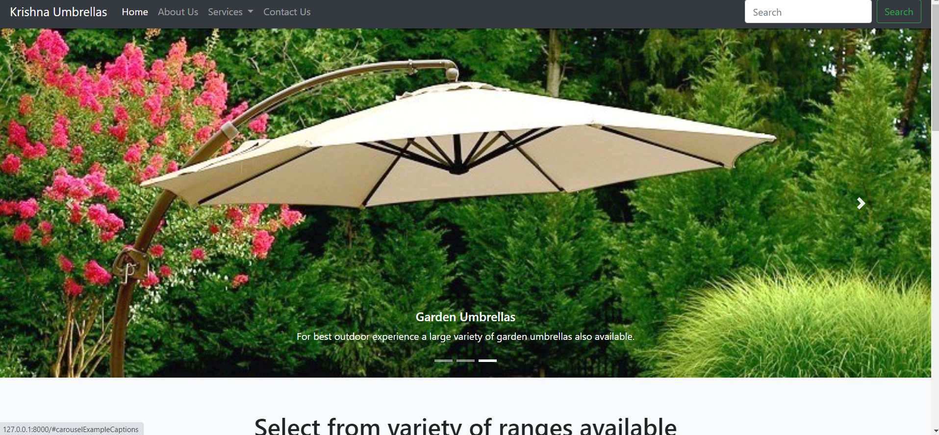 GitHub - Dipti-22/Krishna_Industries: A basic website using Python, Bootstrap.