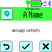 Messages app: Dithered background makes text hard to read · Issue #1109 · espruino/BangleApps ...