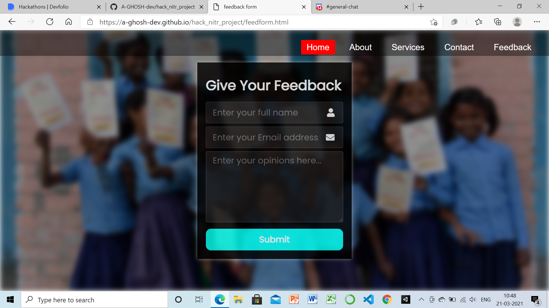 GitHub - A-GHOSH-dev/Hack_project