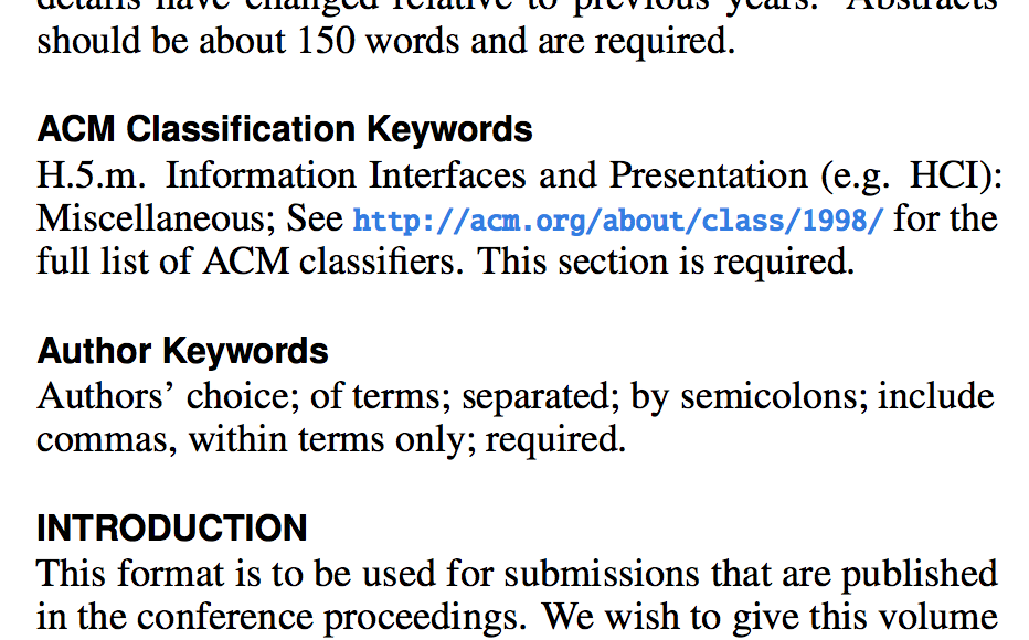LaTeX Proceedings Format Leaves Much More Space Between Headings Than 