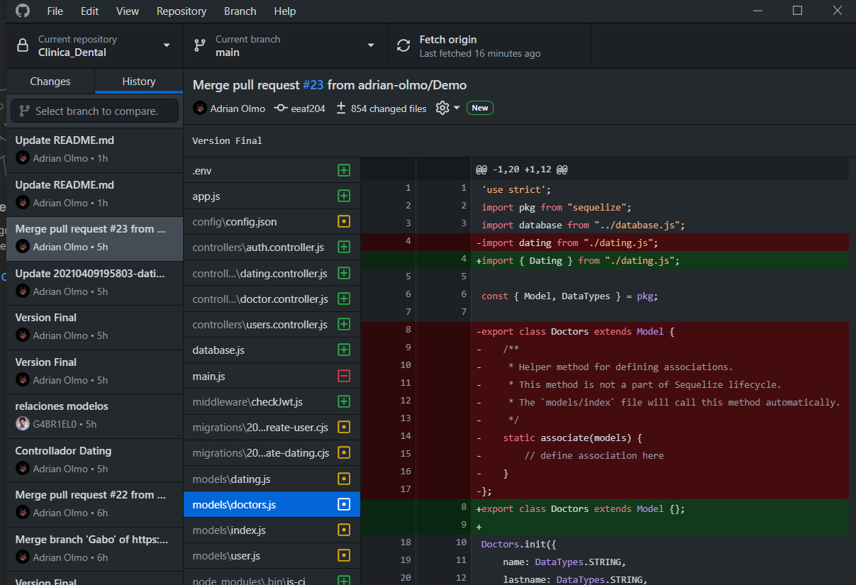 GitHub - adrian-olmo/Clinica_Dental: Backend de la gestión de una ...