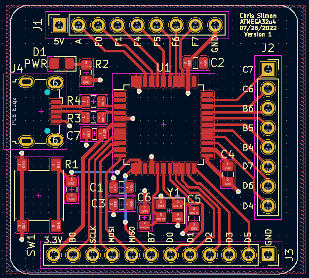 GitHub - cjsilman/atmega-breakout-PCB: This PCB project is meant to ...