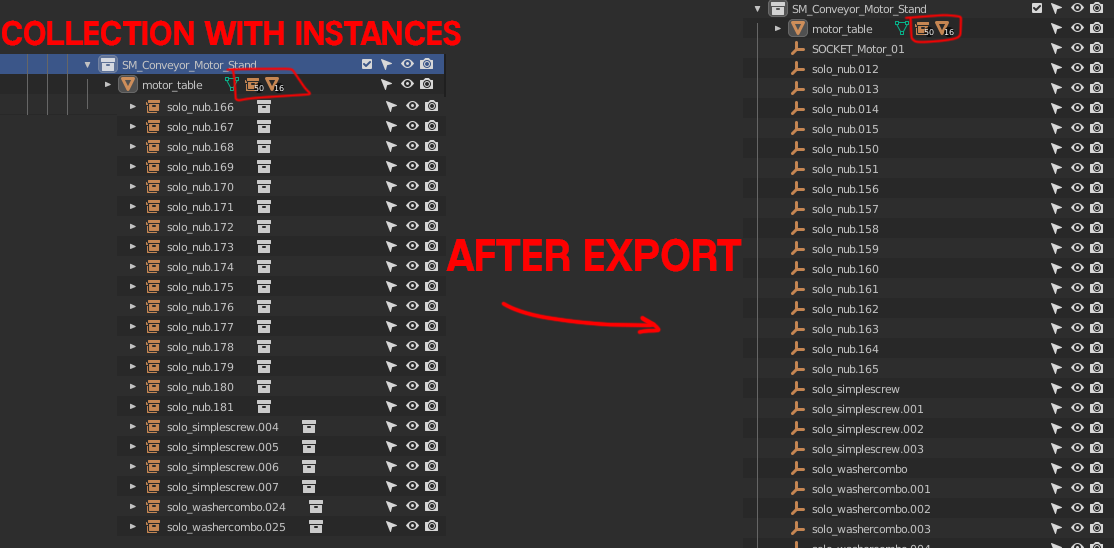 Instanced Collections do not export properly · Issue #99 · xavier150 ...