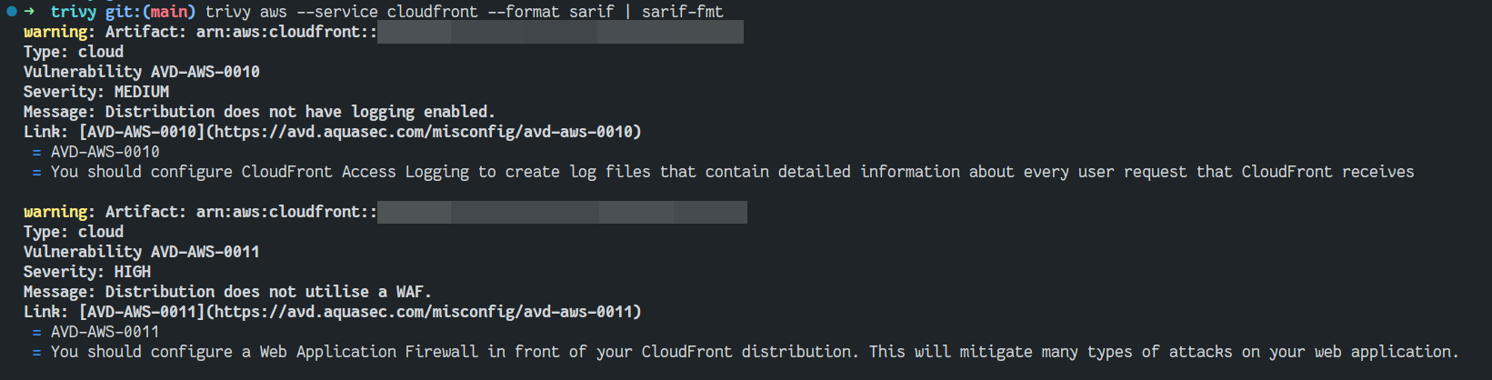how to get details from "trivy aws" scan · Issue #2995 · aquasecurity ...