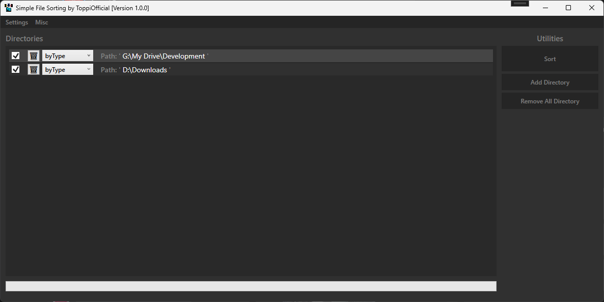 GitHub - ToppiOfficial/SimpleFileSortingWPF: A WPF version of SimpleFileSorting. This is also ...