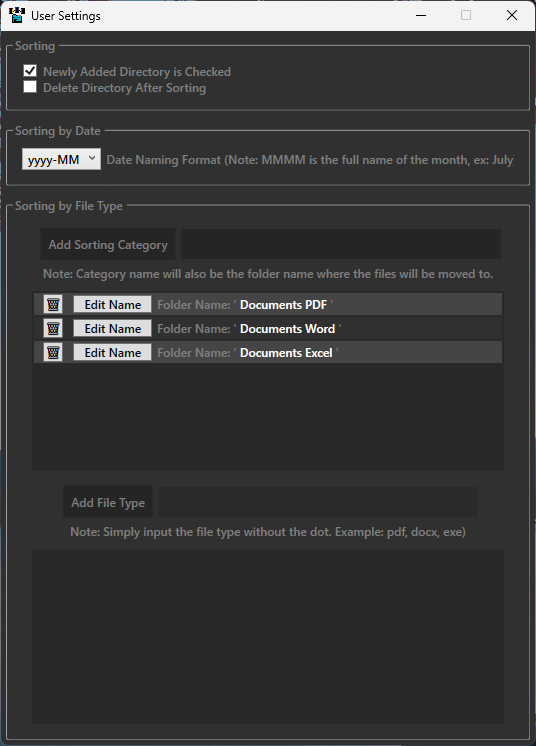 GitHub - ToppiOfficial/SimpleFileSortingWPF: A WPF version of SimpleFileSorting. This is also ...
