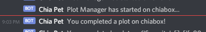 Not seeing plot complete notifications [notify_discord] · Issue #48 · swar/Swar-Chia-Plot ...