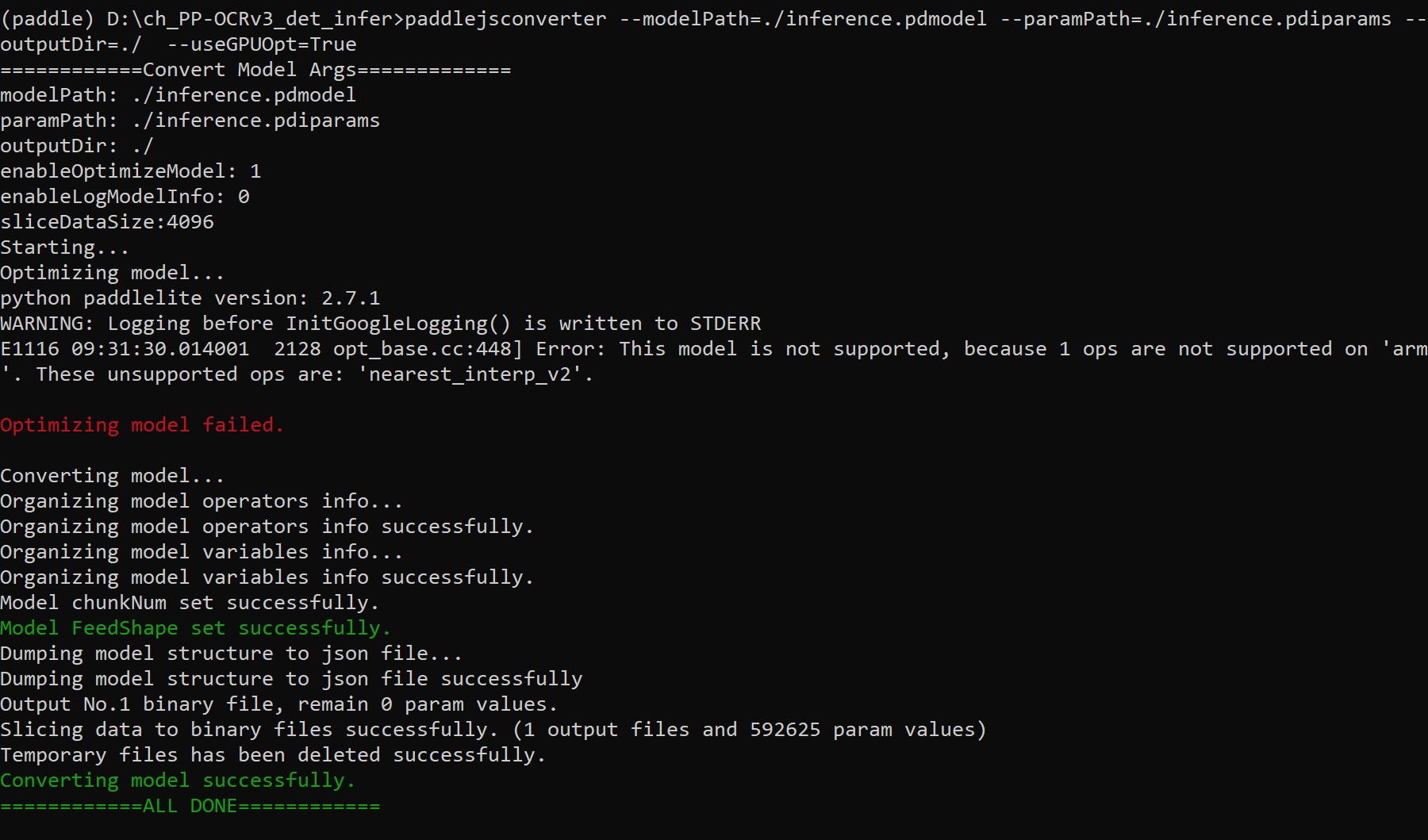Web Demo替换模型失败 · Issue #597 · PaddlePaddle/FastDeploy · GitHub