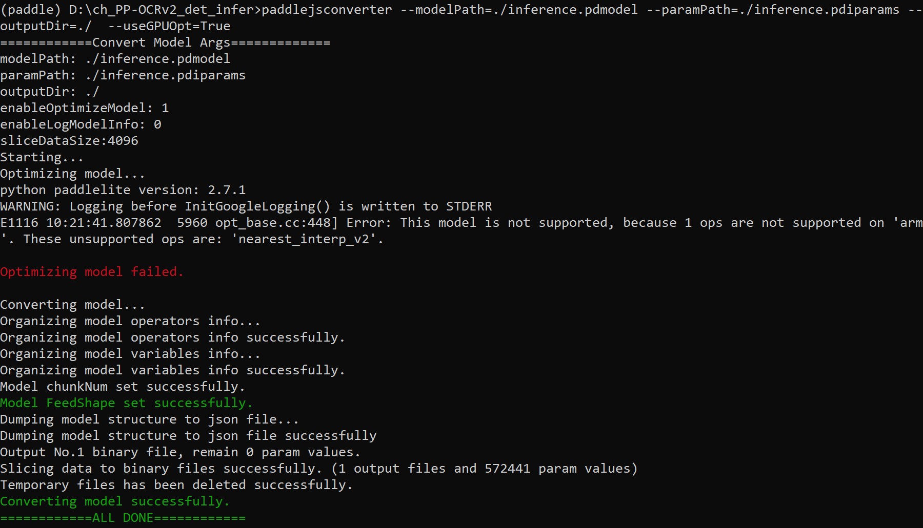Web Demo替换模型失败 · Issue #597 · PaddlePaddle/FastDeploy · GitHub