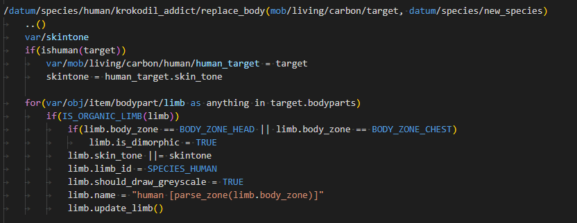Krokodil transformation not displaying a proper icon · Issue #66066 · tgstation/tgstation · GitHub
