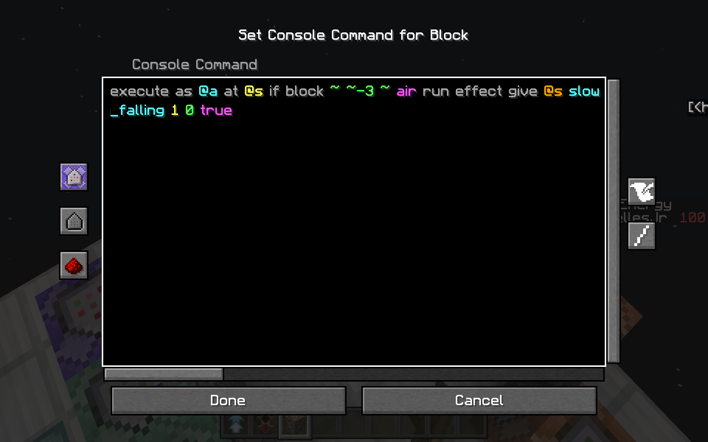 Feature Request: Text Wraparound · Issue #10 · Tectato/BetterCommandBlockUI · GitHub