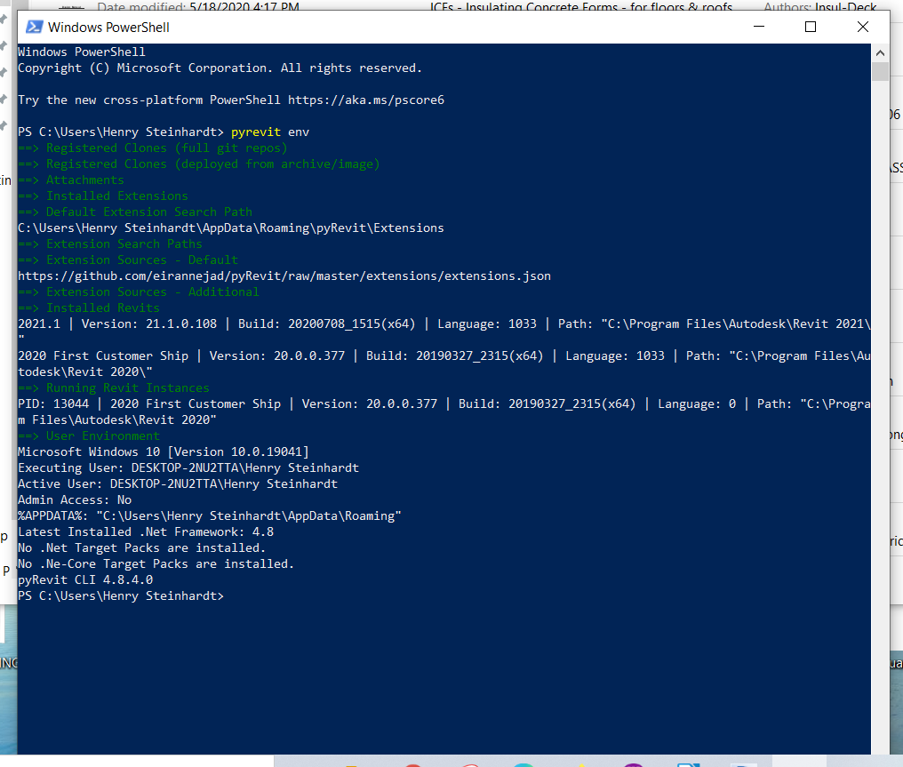 I think I installed it but it doesn't show up on Revit 2020 or 2021 · Issue #1085 · pyrevitlabs ...