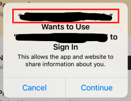 iOS modal should use the displayName instead of the projectName · Issue #618 · auth0/react ...