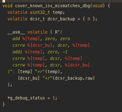 ISS: Mismatch on GPRs when clearing/setting dcsr bits in debug mode ...