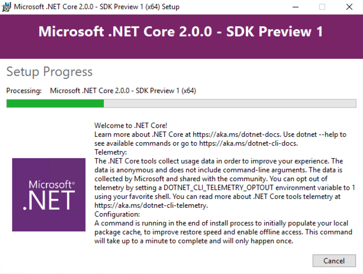 Uninstall Gives Me Welcome Message And Tells Me How To Disable Telemetry · Issue 8403 · Dotnet 0109