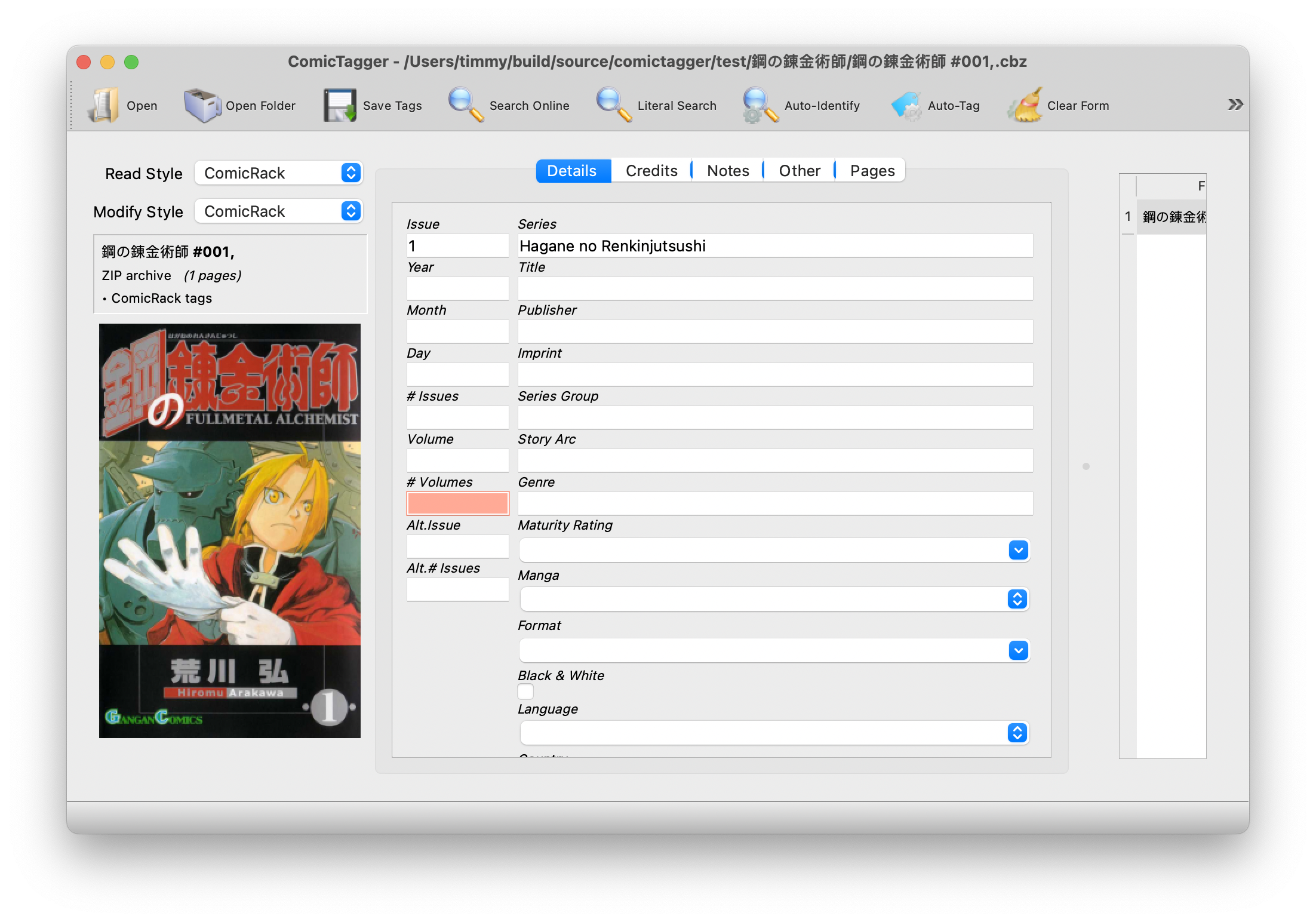 Renaming issue · Issue #357 · comictagger/comictagger · GitHub