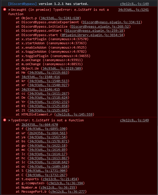 Discord bypass crashing · Issue #77 · yofukashino/BetterDiscordPlugins ...