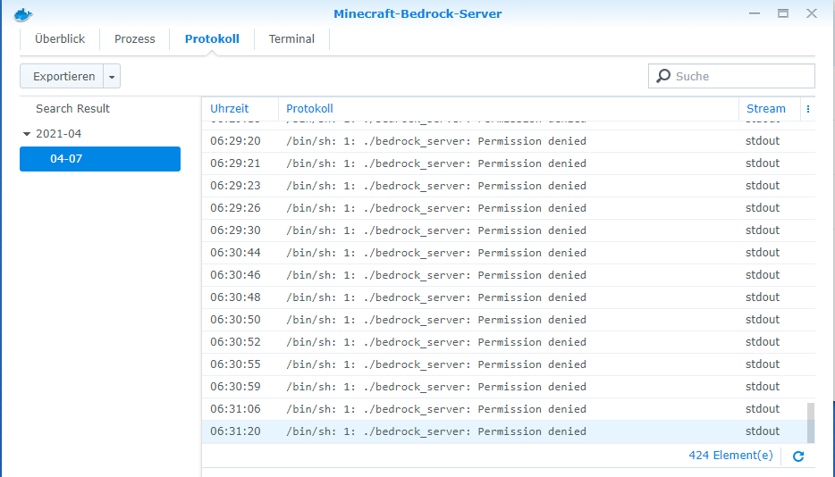/bin/sh: 1: ./bedrock_server: Permission denied · Issue #15 · mtoensing/Docker-Minecraft-Bedrock ...