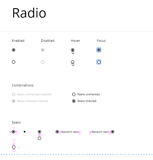 Label Before Not Available In Design Kit For Radio Button Component · Issue 24 · Dxc Technology