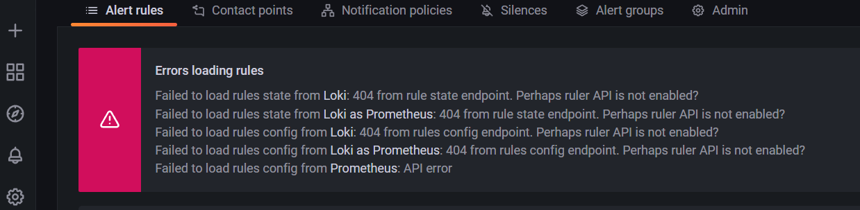 [Prometheus ConfigEditor] when `Manage Alerts via Alerting UI` = `true`, UI throws error when ...