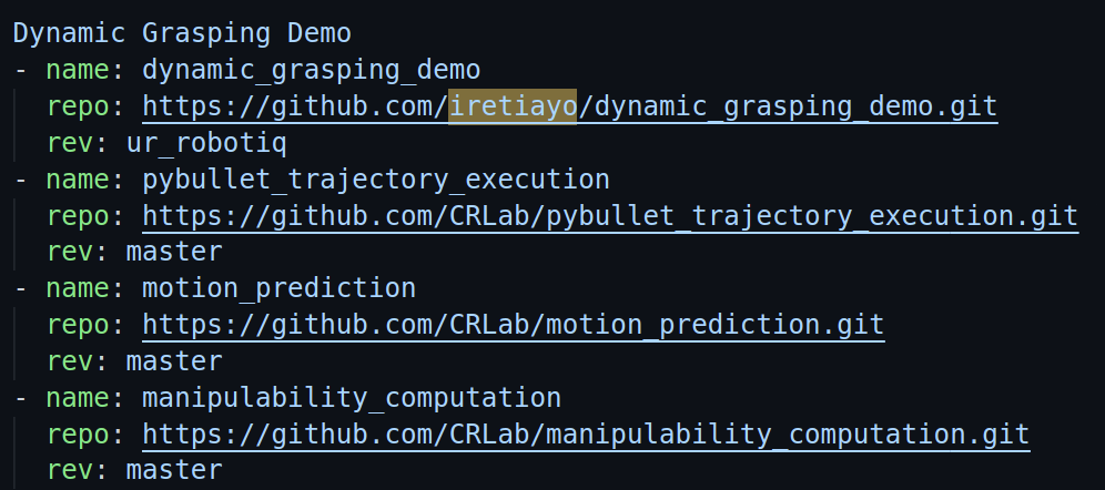 Error when I use the command "gitman install" · Issue #1 · jingxixu/dynamic-grasping · GitHub