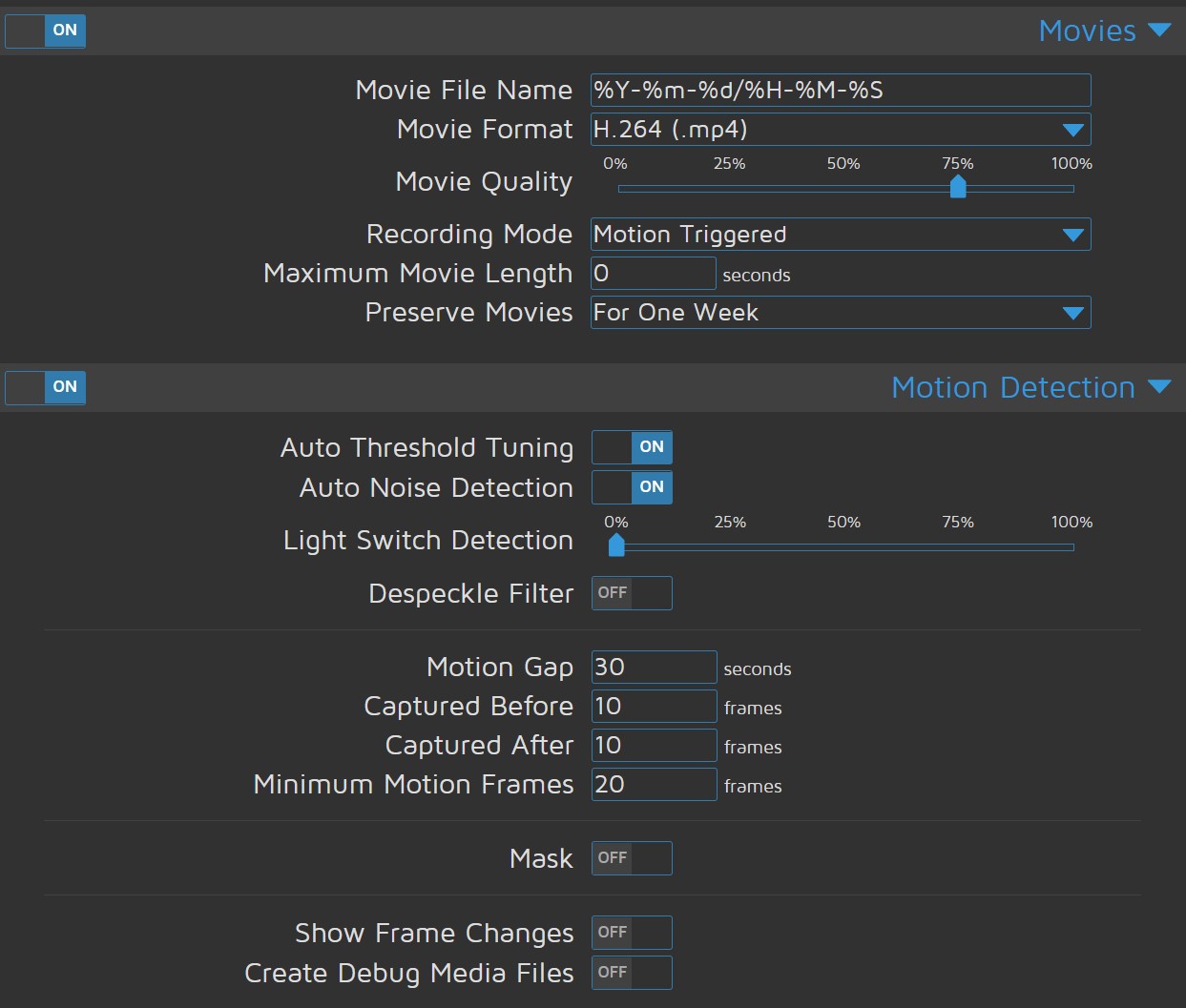 Motioneye spams my camera folders with jpgs · Issue #1961 · motioneye-project/motioneye · GitHub