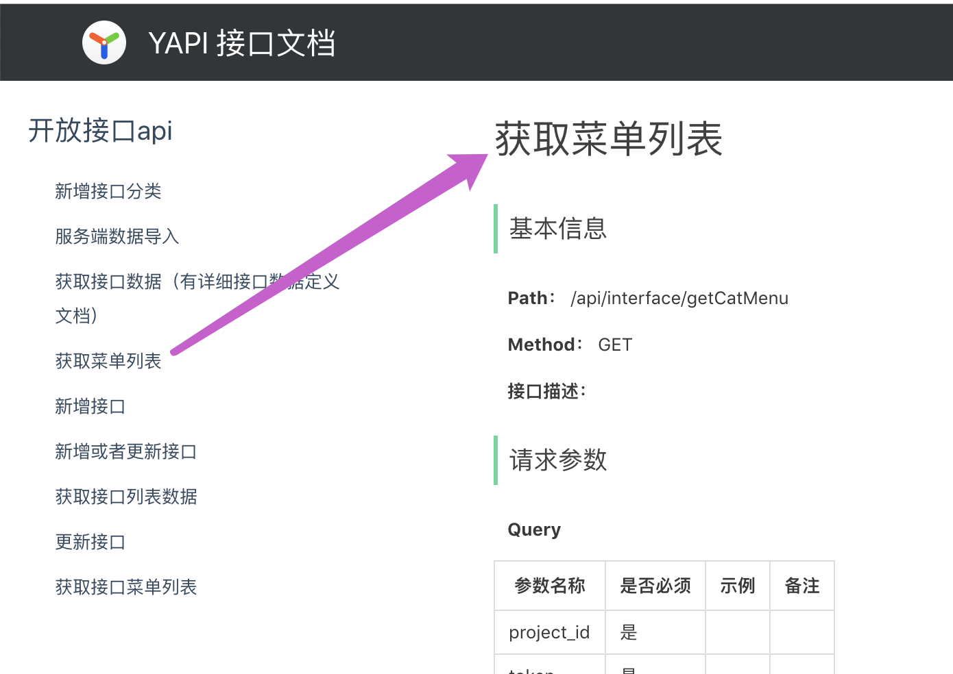 [Feature Request] 导出文档左侧导航里的当前接口高亮 · Issue #799 · YMFE/yapi · GitHub