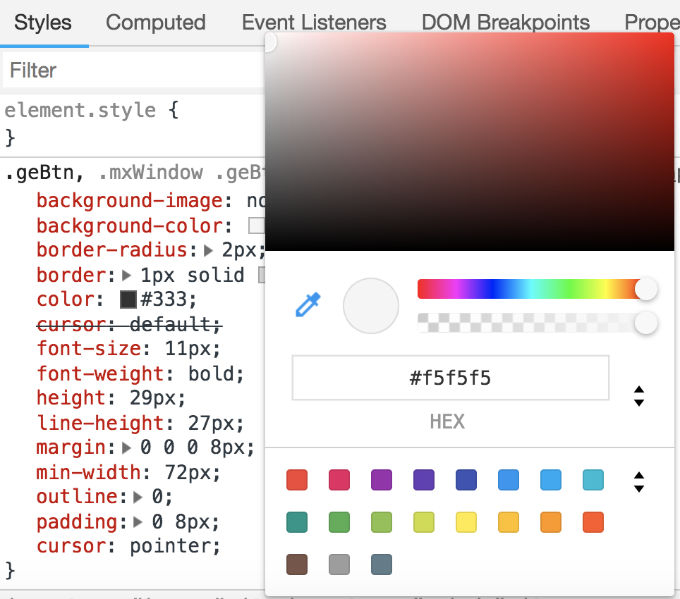 [Feature Request]Enhancement of the color picker · Issue #395 · jgraph/drawio · GitHub