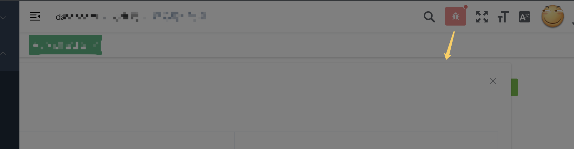 When `Fixed Header` is enabled, the error log dialog does not appear correctly · Issue #1830 ...