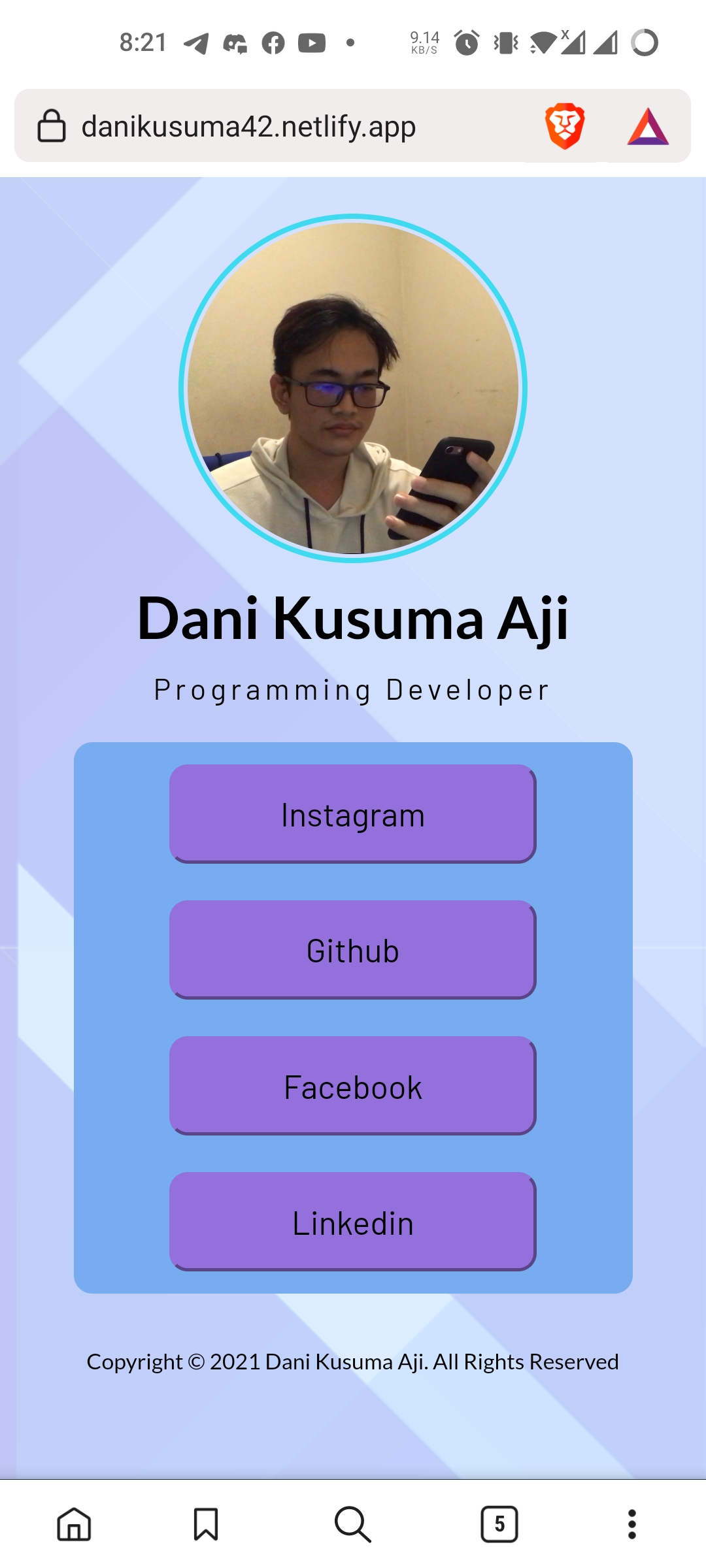 GitHub - danikusuma76/linktree-portofolio