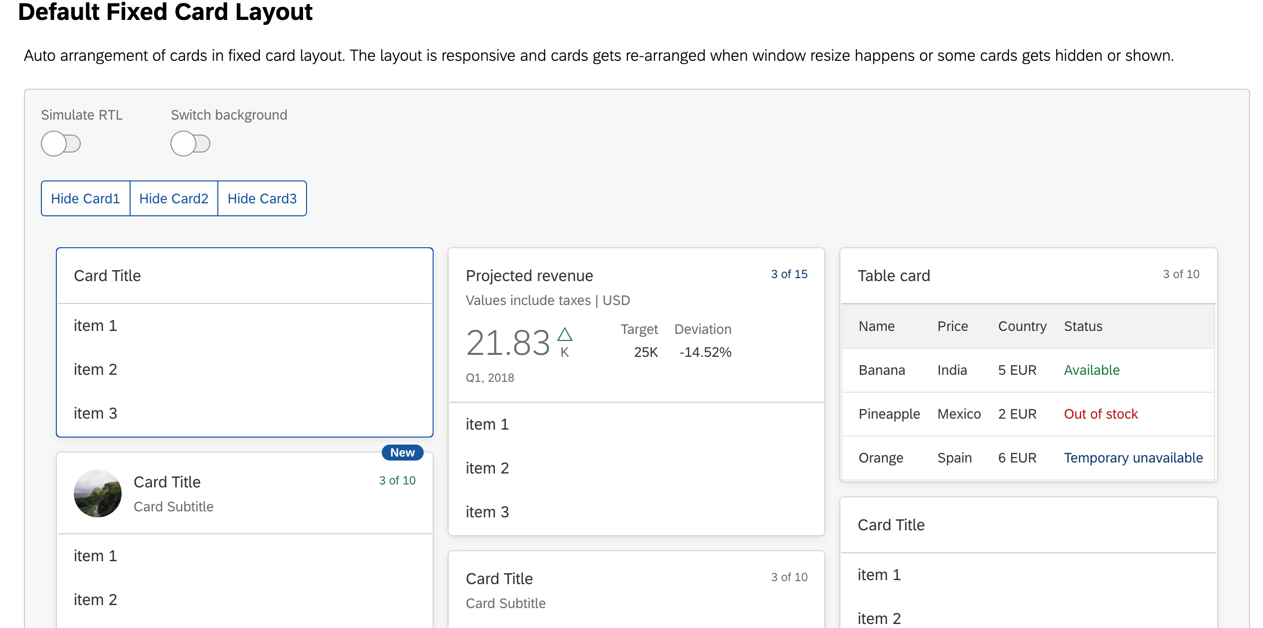 Fixed Card Layout - Unwanted focus on card · Issue #4498 · SAP ...