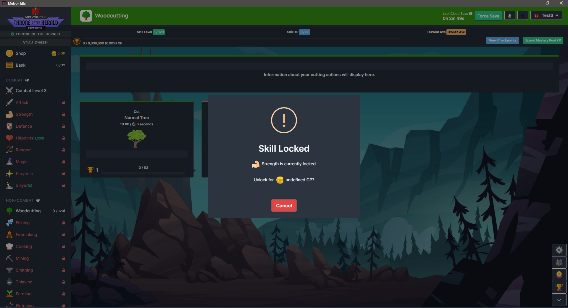 [Bug]: Tutorial Unexpectedly Ends if Save is Loaded · Issue #2952 · MelvorIdle/melvoridle.github ...