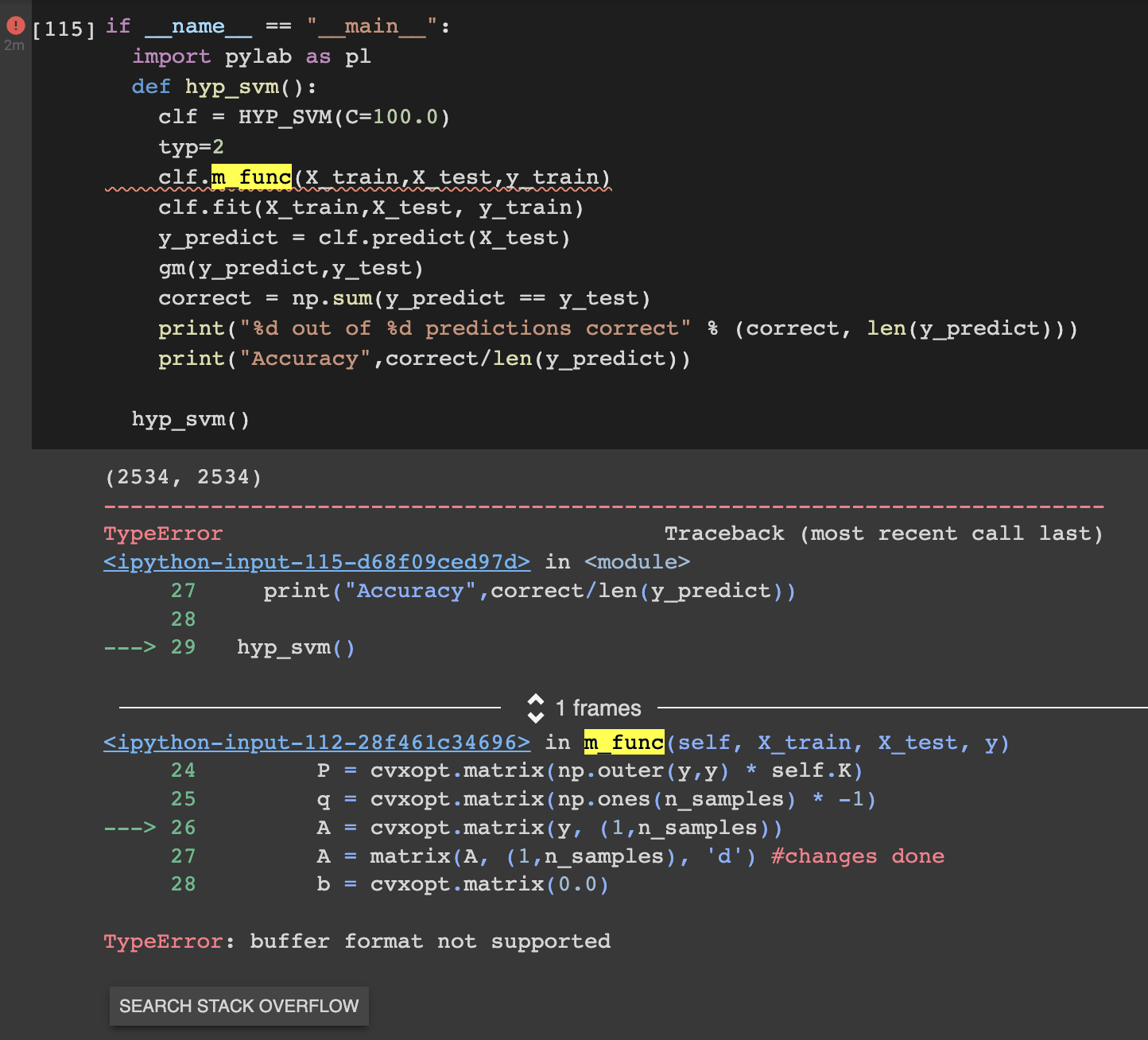 Possible Error In The Function `mfunc` In Fsvm Using Hyperplane Section · Issue 2