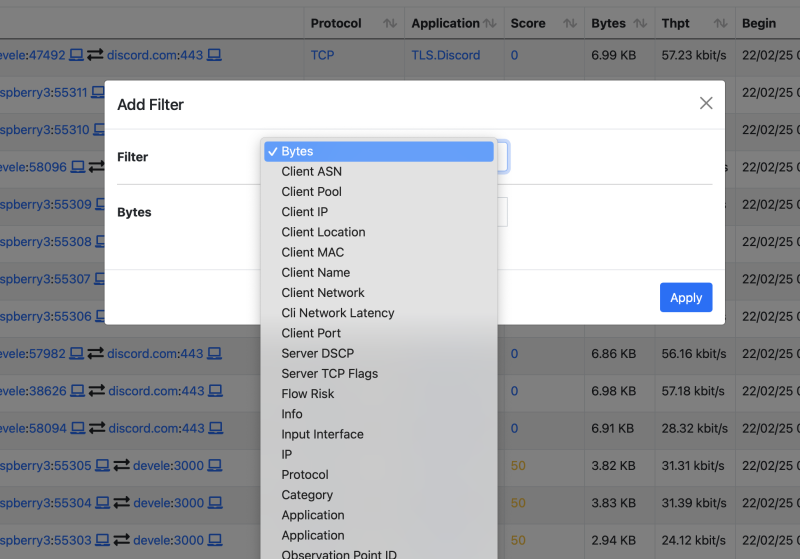 [Range Picker Component] Sort dropdown items by label · Issue #6348 · ntop/ntopng · GitHub