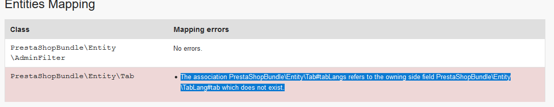 Upgrade problem to Prestashop 1.7.7.0 Cannot declare class PrestaShopBundle\Entity\Tab · Issue ...