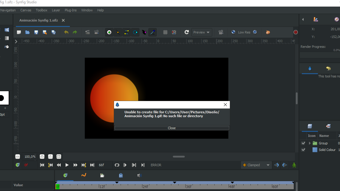 1.4.0 Cant render saved files: No such file or directory · Issue #1885 · synfig/synfig · GitHub