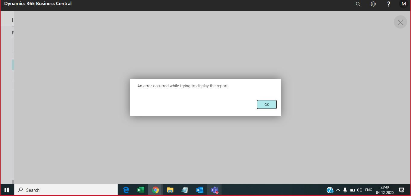 Issue with Report Preview · Issue #6343 · microsoft/AL · GitHub