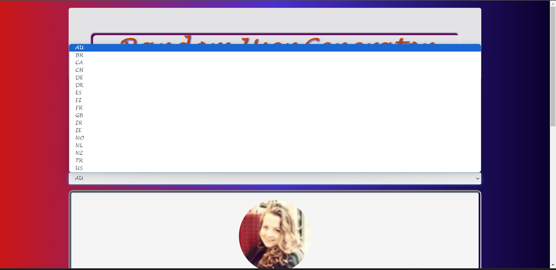 GitHub - anilasakhamuri/Neo-Random-User-Generator