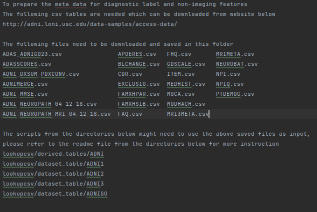如何去搜索下载对应csv的文件，面对多个选项，例如ADNI，OASIS，NACC等公开数据集，希望能得到您的回复！ · Issue #7 · vkola-lab/ncomms2022 · GitHub