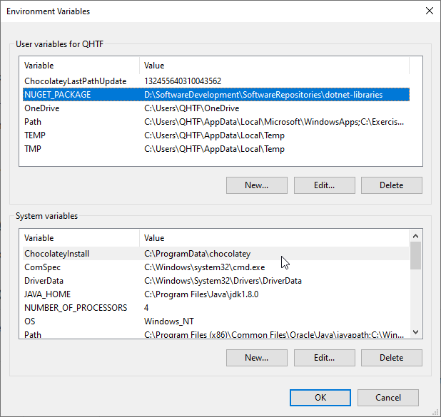 Nuget keeps redownloading packaget to %USERPROFILE%\nuget\packages even ...