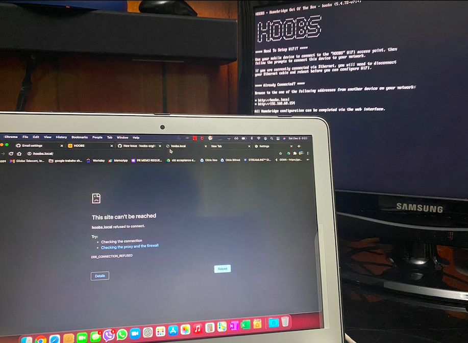 cannot setup hoobs via wifi or ethernet · Issue #944 · hoobs-org/HOOBS · GitHub